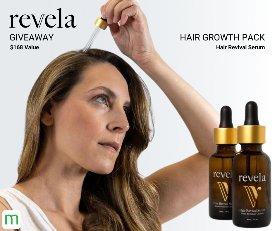 Enter to win a Hair Serum Growth Pack from Revela worth $168