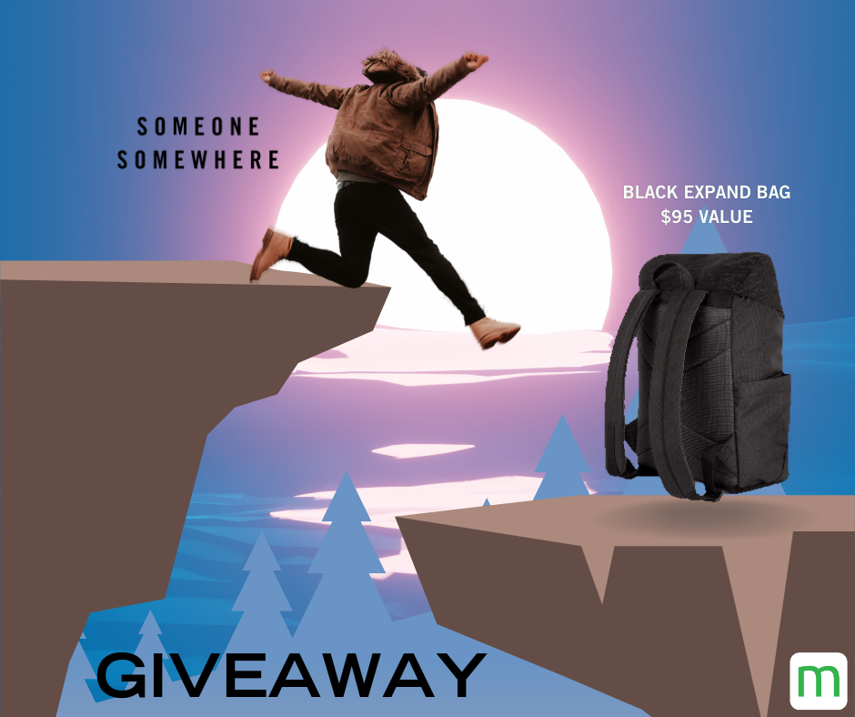 Enter to win a Black Expand Bag from Someone Somewhere